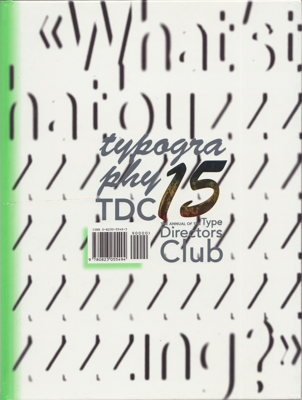 Annuals - The Type Directors Club: Archive