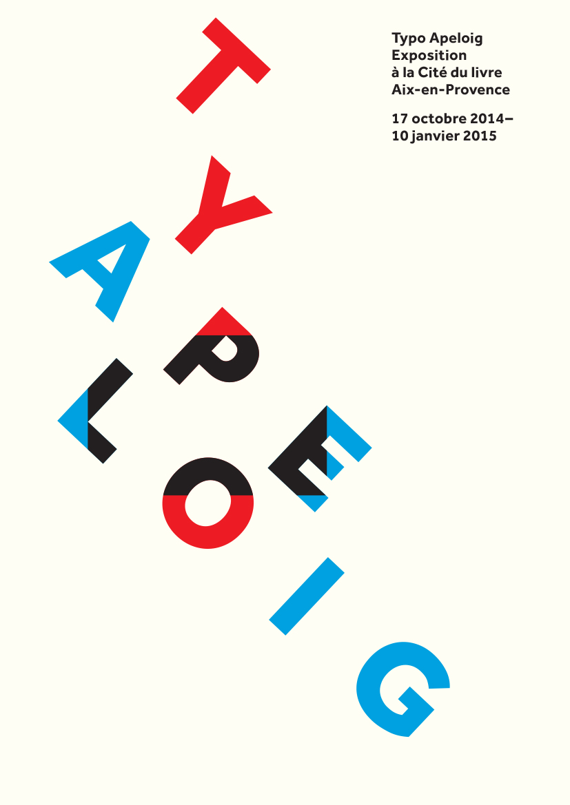 Philippe Apeloig Poster Exhibition - The Type Directors Club: Archive